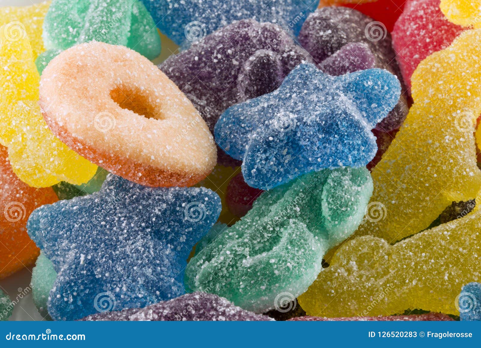SPARKLING CANDIES FRUIT stock image. Image of plastic - 126520283