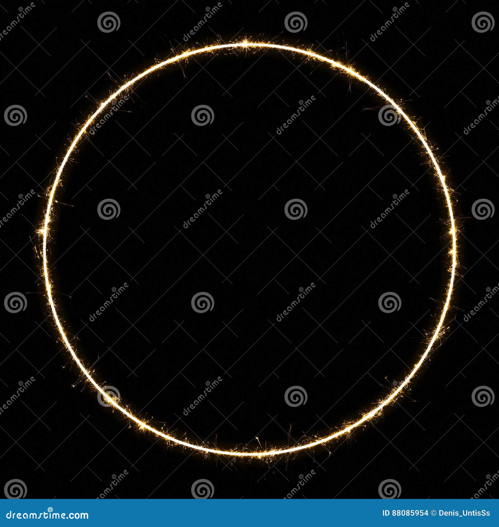 Sparkling circle frame stock illustration. Illustration of black - 88085954