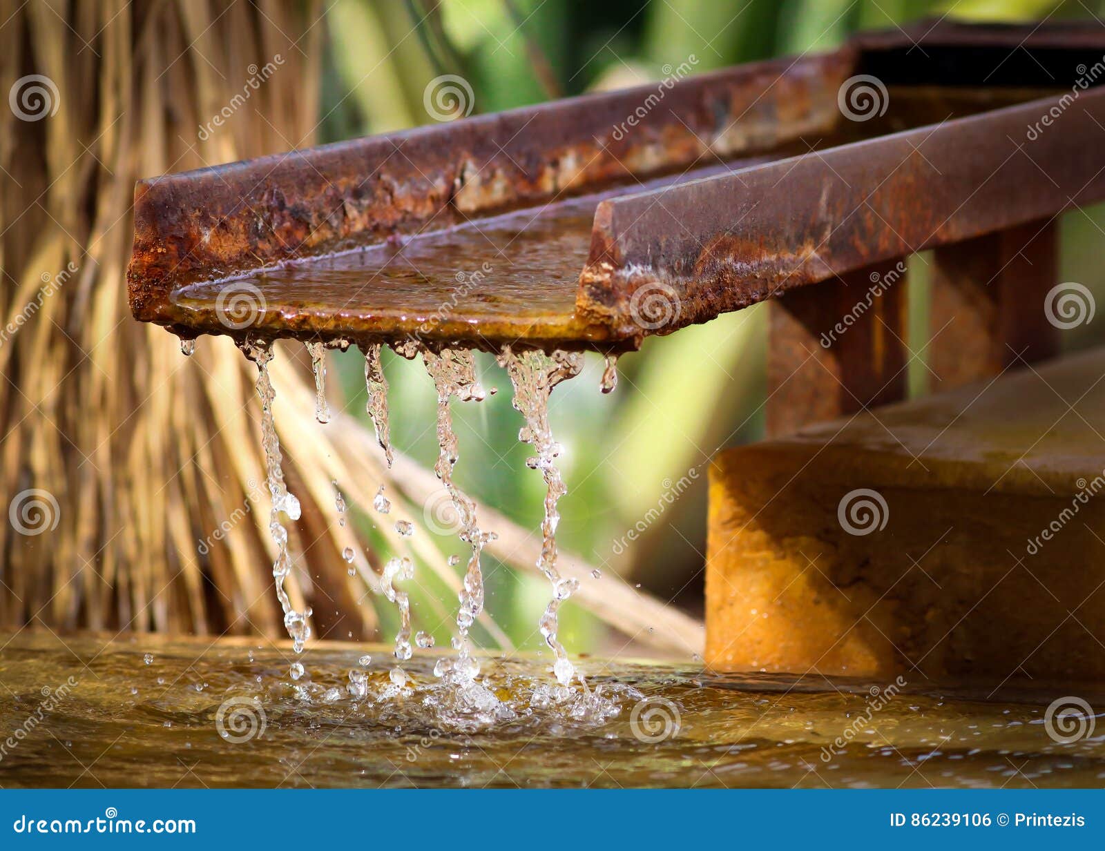Sparkling Clear Water Dripping Stock Photo - Image of effect, diet ...