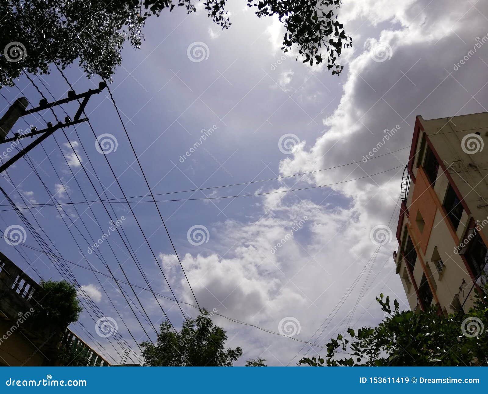 Sparkling Clouds with Summer Glow Stock Image - Image of summer, clouds ...