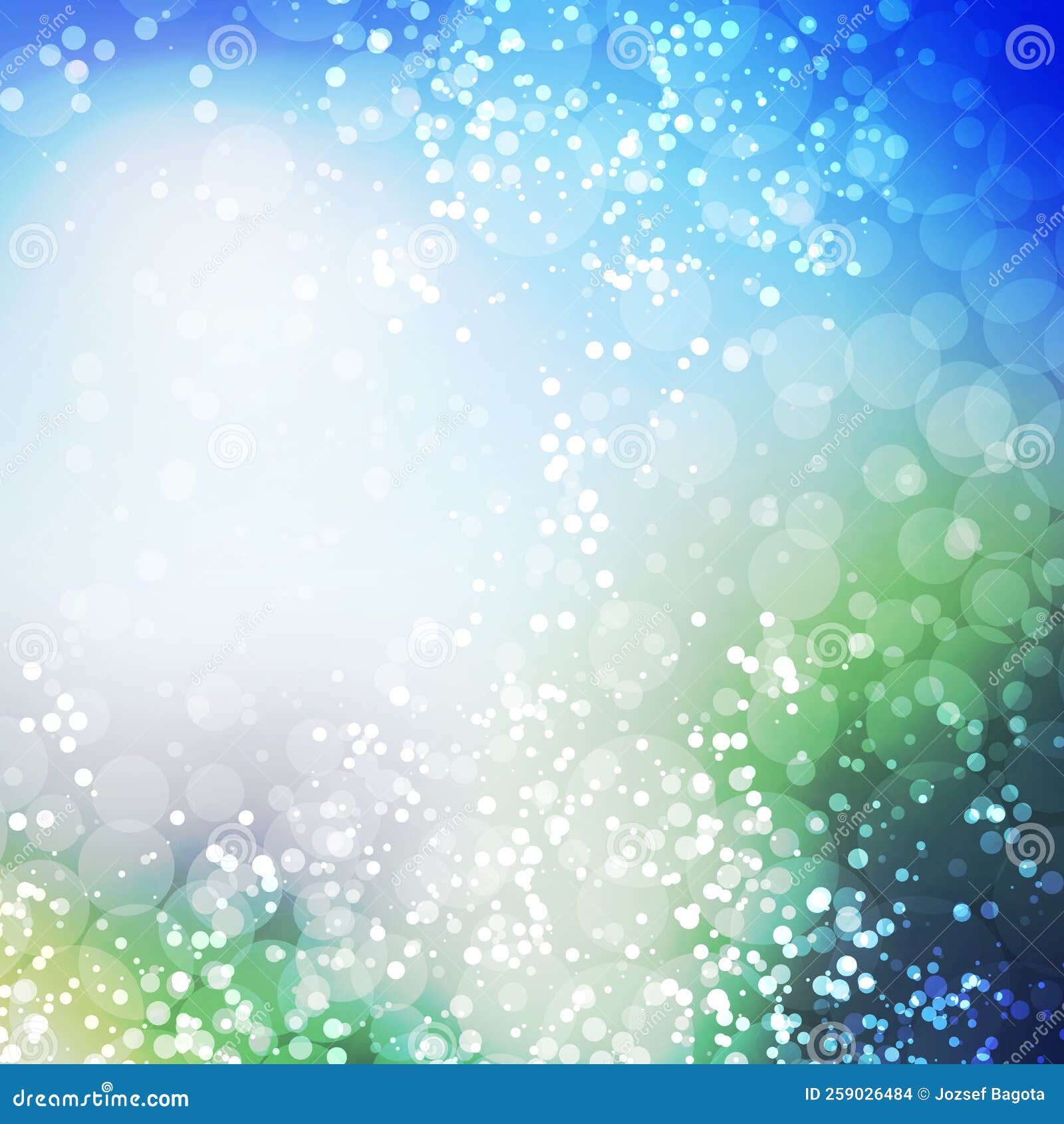 Sparkling Cover Design Template with Abstract, Blurred Background ...