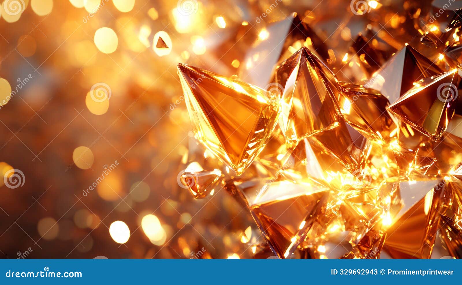 Sparkling Crystal Shards Background Glittery Prisms Stock Illustration ...