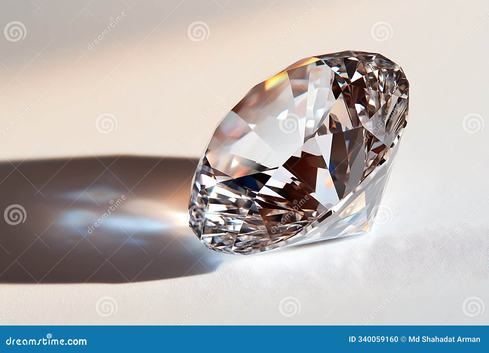 Sparkling Diamond Close-Up, Made With Generative AI Stock Photo ...