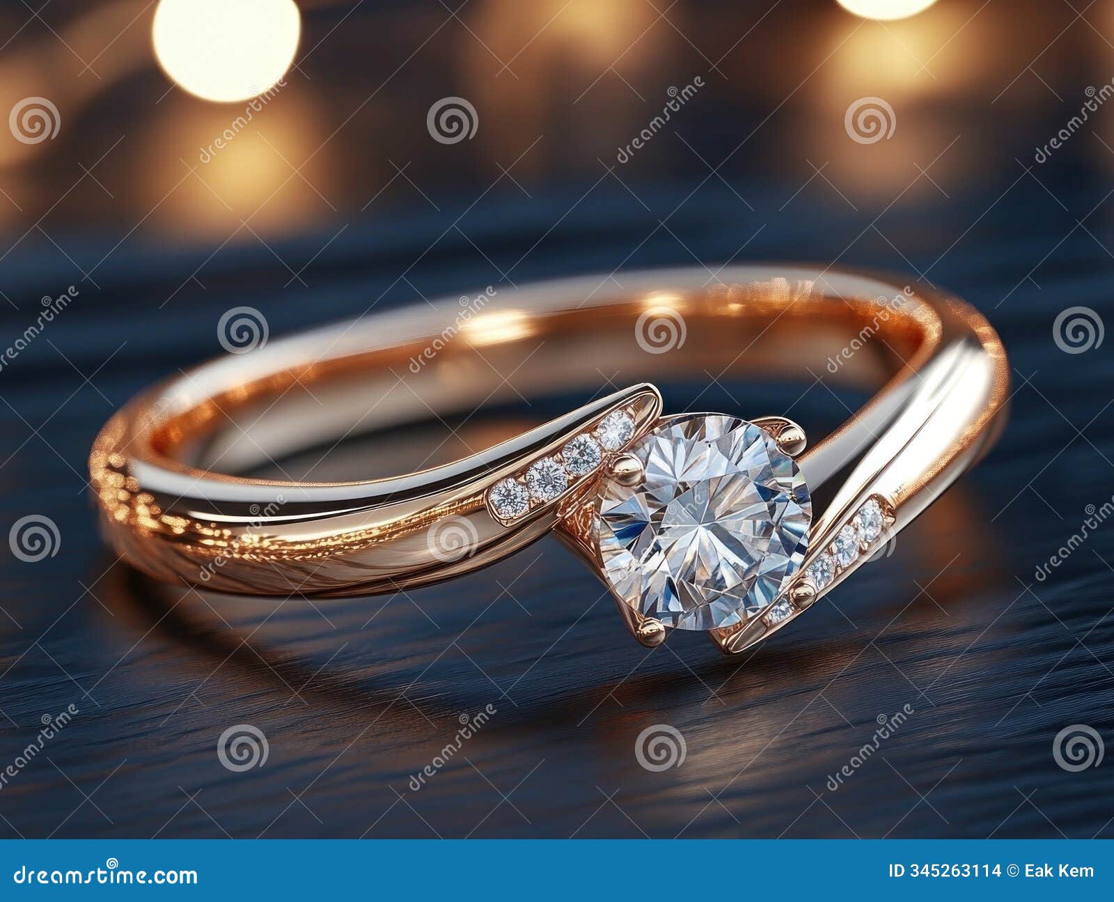 Sparkling Diamond Engagement Ring Symbol of Love, Commitment, and ...