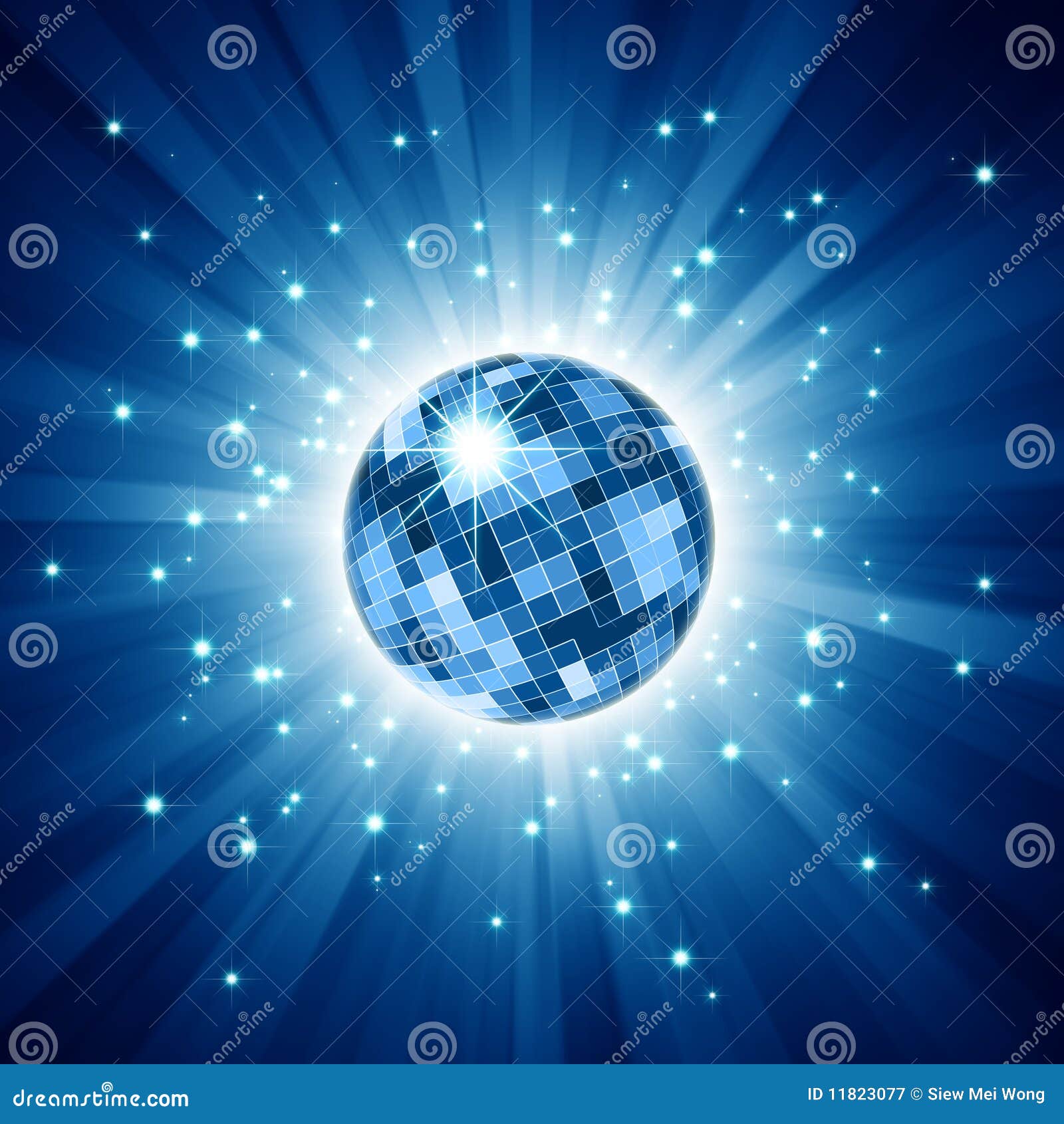 Disco Ball Light Blue