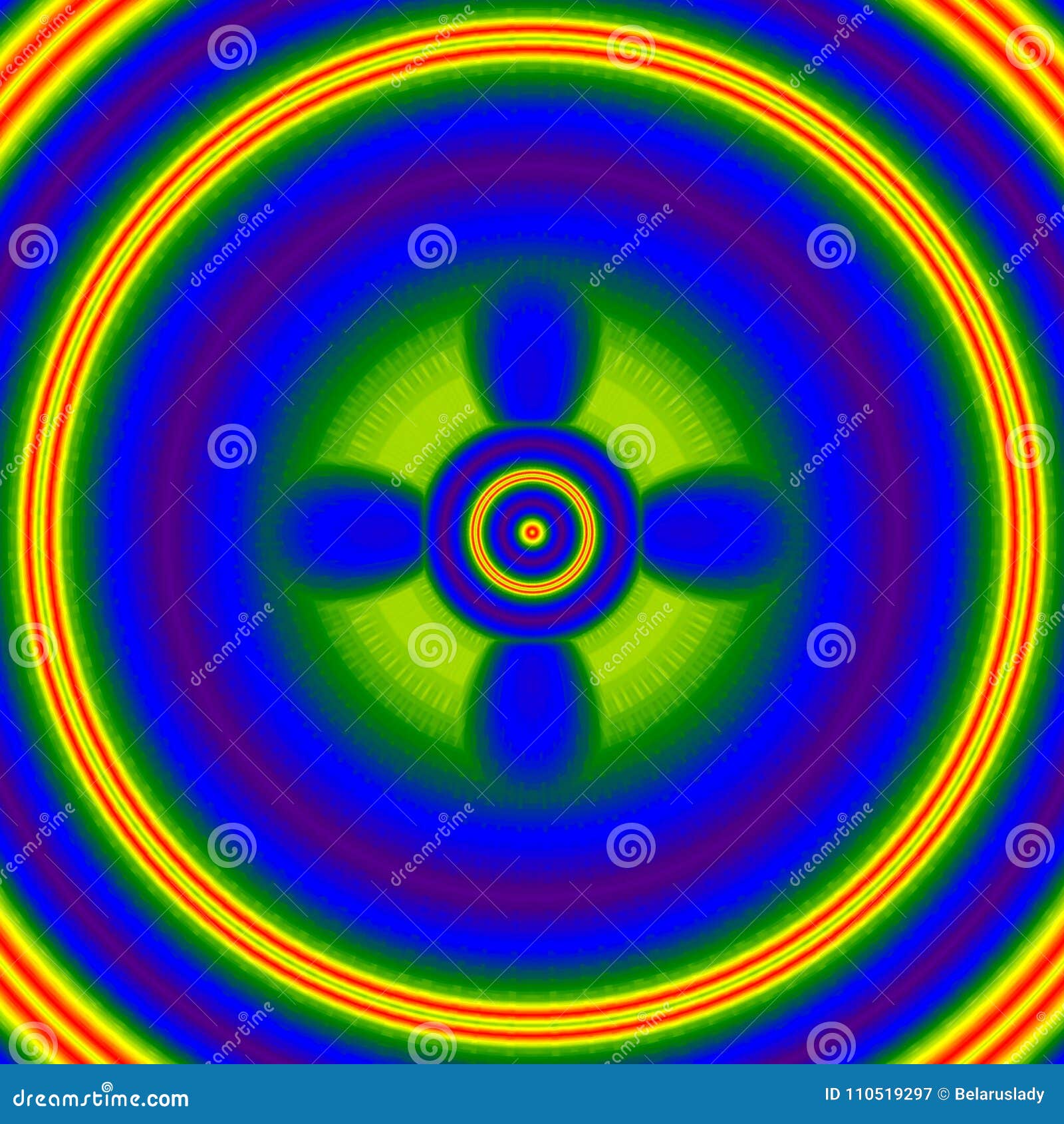 Bright Sparkling Flash, Neon Glow, Effect Evil Eye Stock Illustration ...