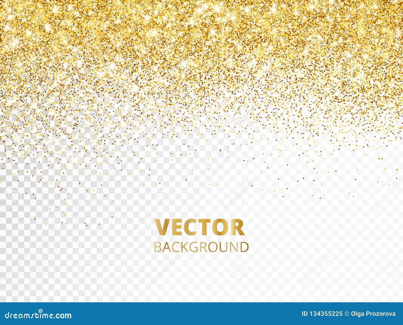 Sparkling Glitter Border, Frame. Falling Golden Dust Isolated on ... Sparkling Glitter Border, Frame. Falling Golden Dust Isolated on ...