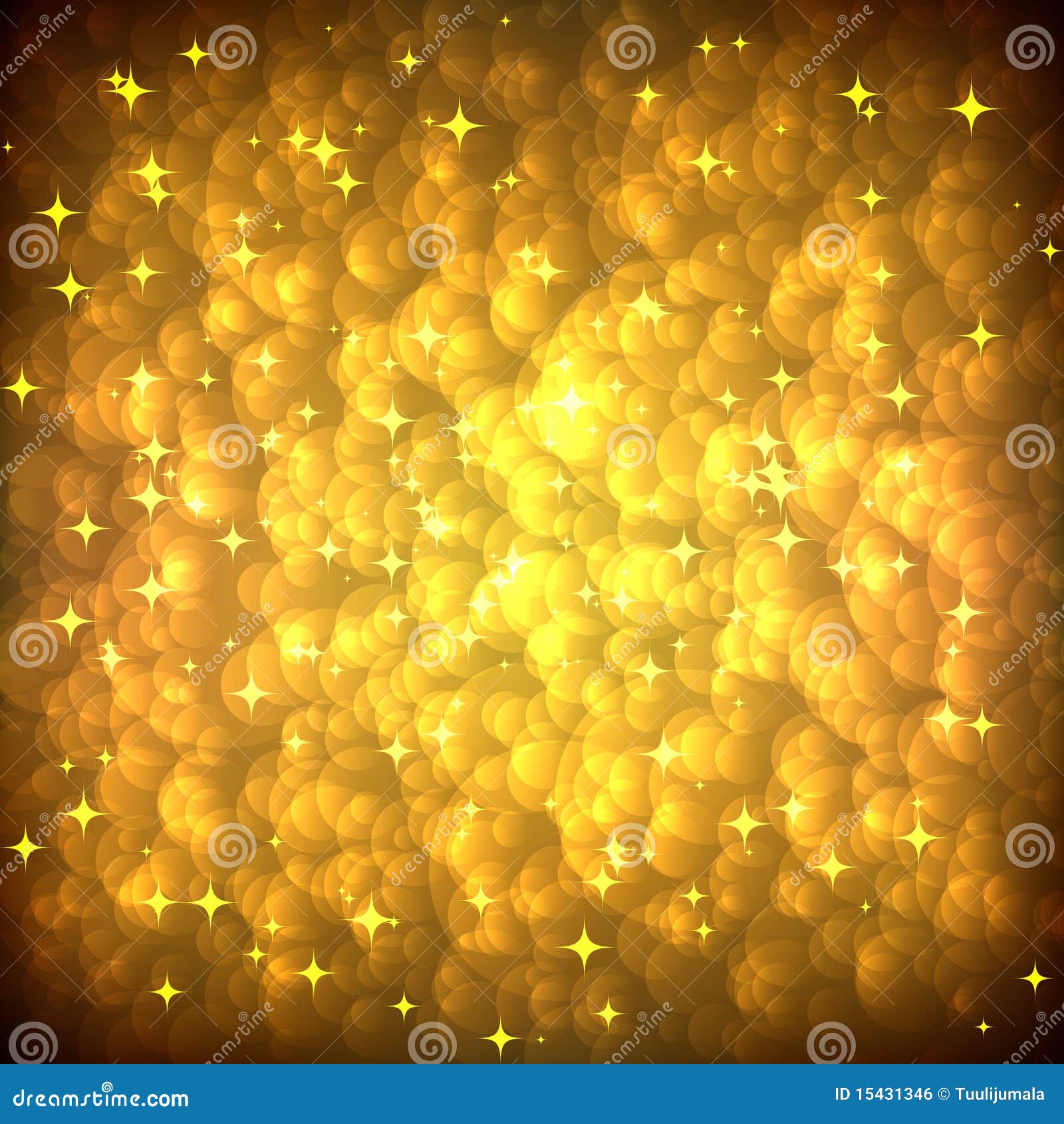 Sparkling gold stock vector. Illustration of illuminated - 15431346