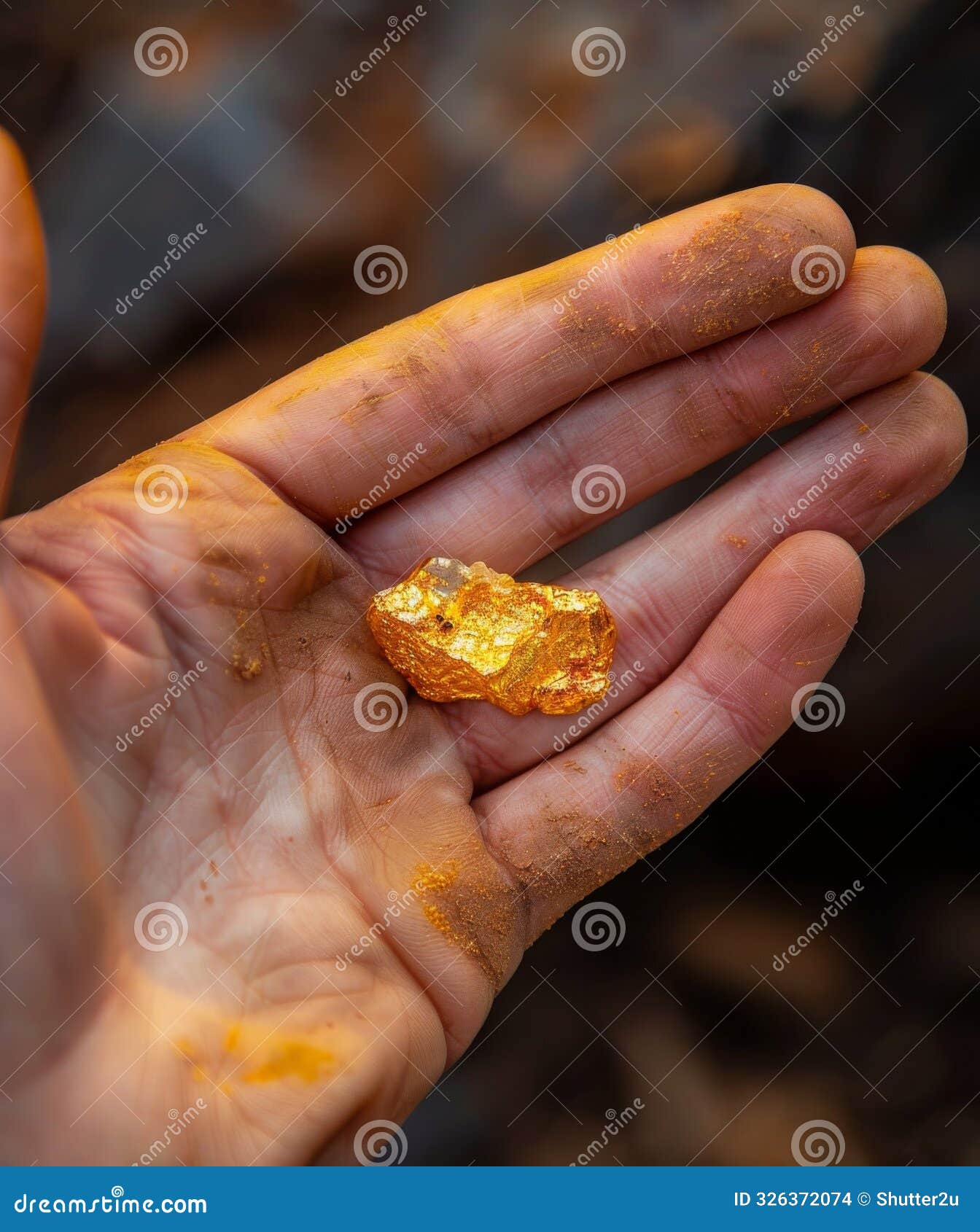 Golden Nugget Texture Pattern Foil Background Royalty-Free Illustration ...