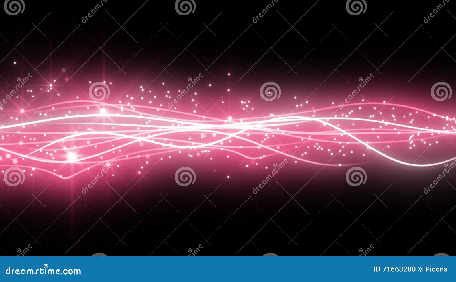 Sparkling Graphic Particles and Shiny Lines Stock Illustration ...