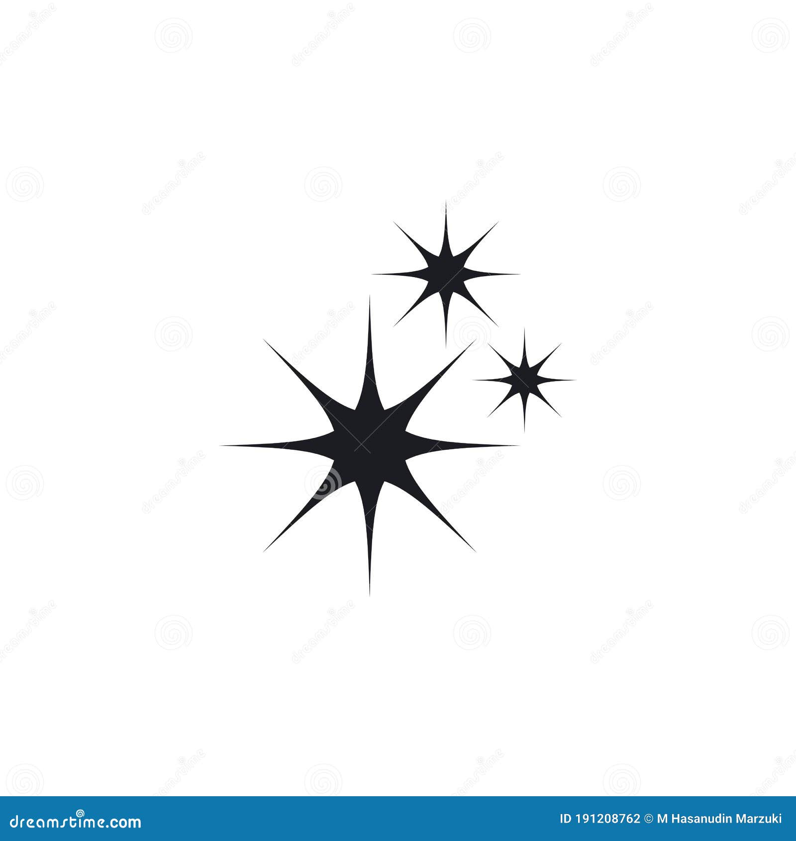 Sparkling icon template stock vector. Illustration of decoration ...