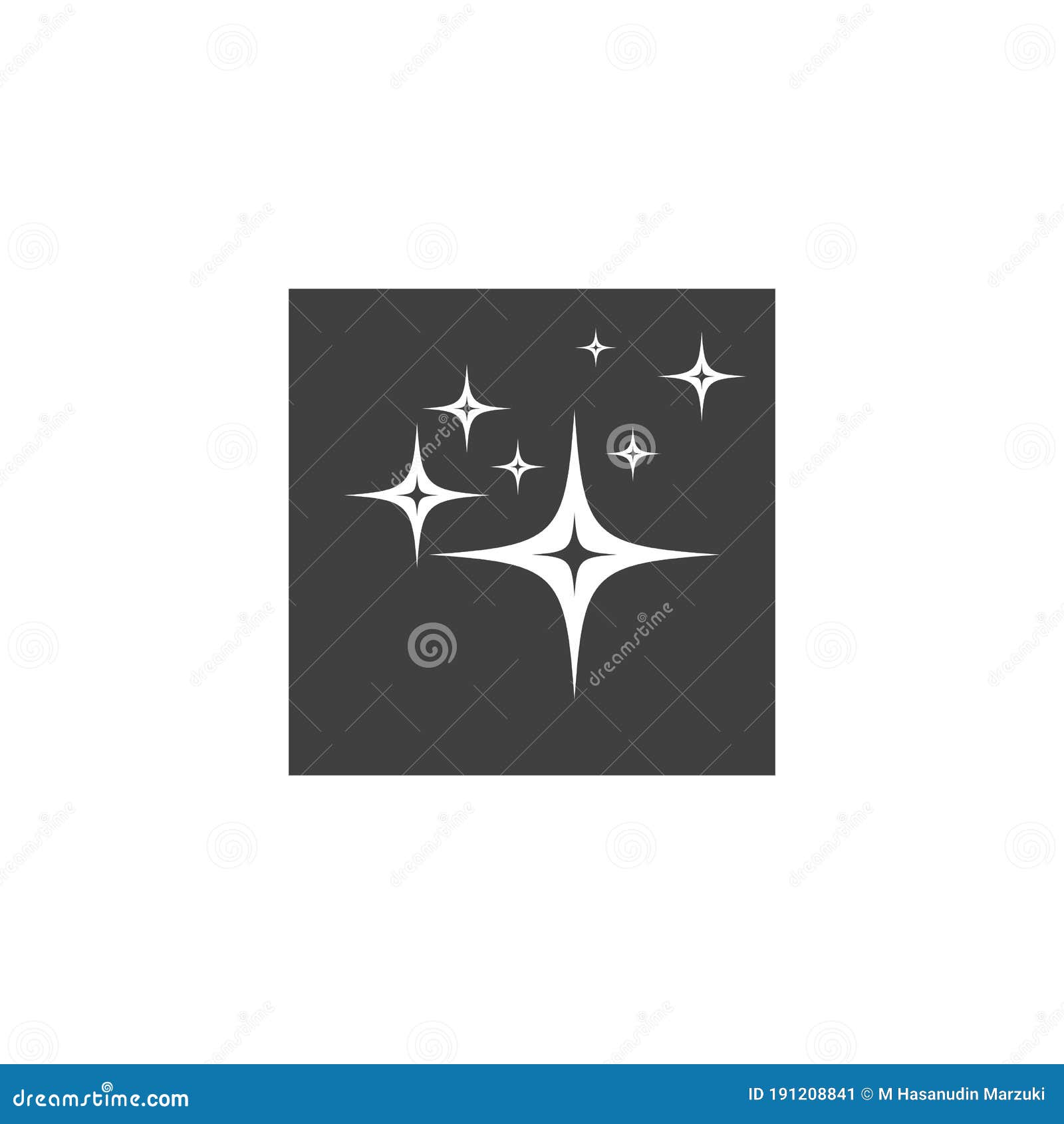 Sparkling icon template stock vector. Illustration of collection ...