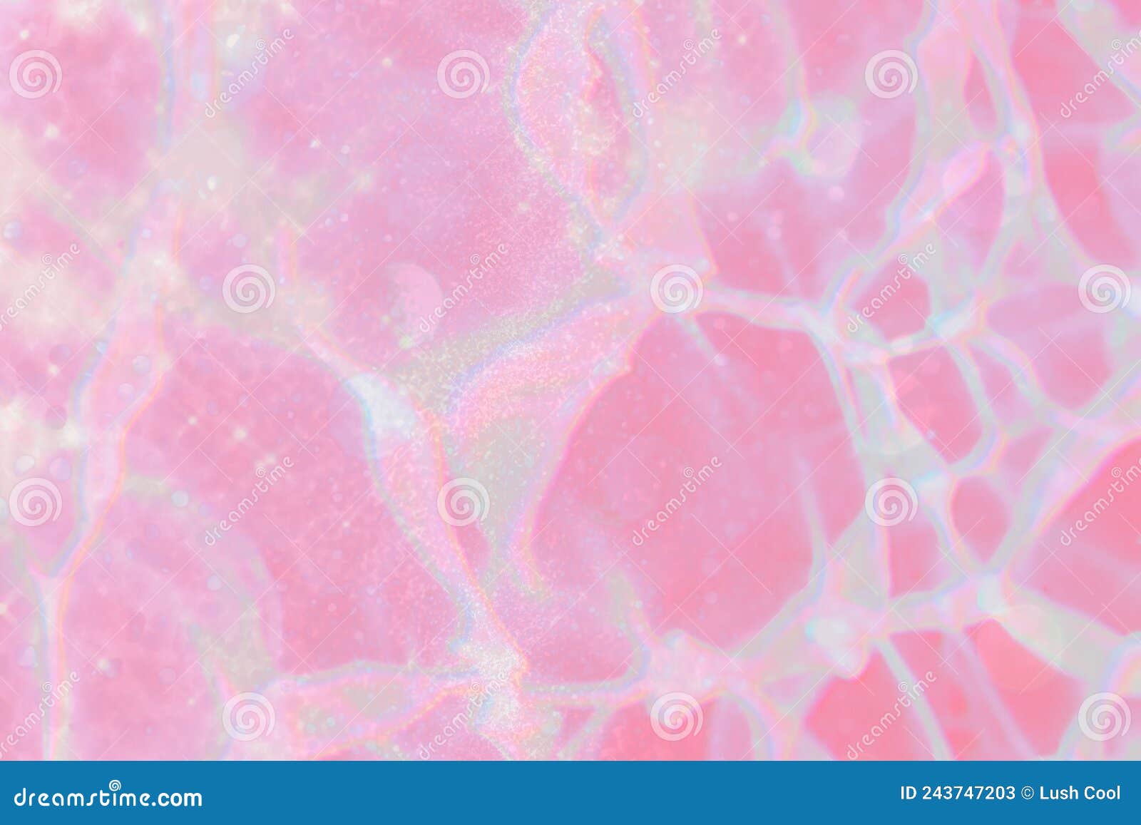 Sparkling Iridescent Holographic Pink Background with Text Space Stock ...