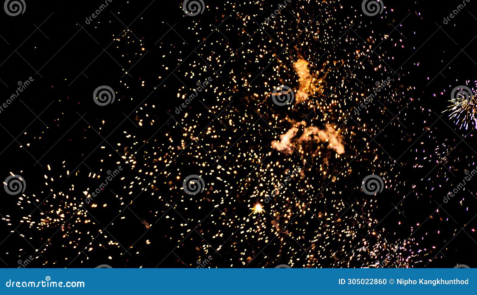 Sparkling Light, Glittering in the Middle of the Sky. Made from ...