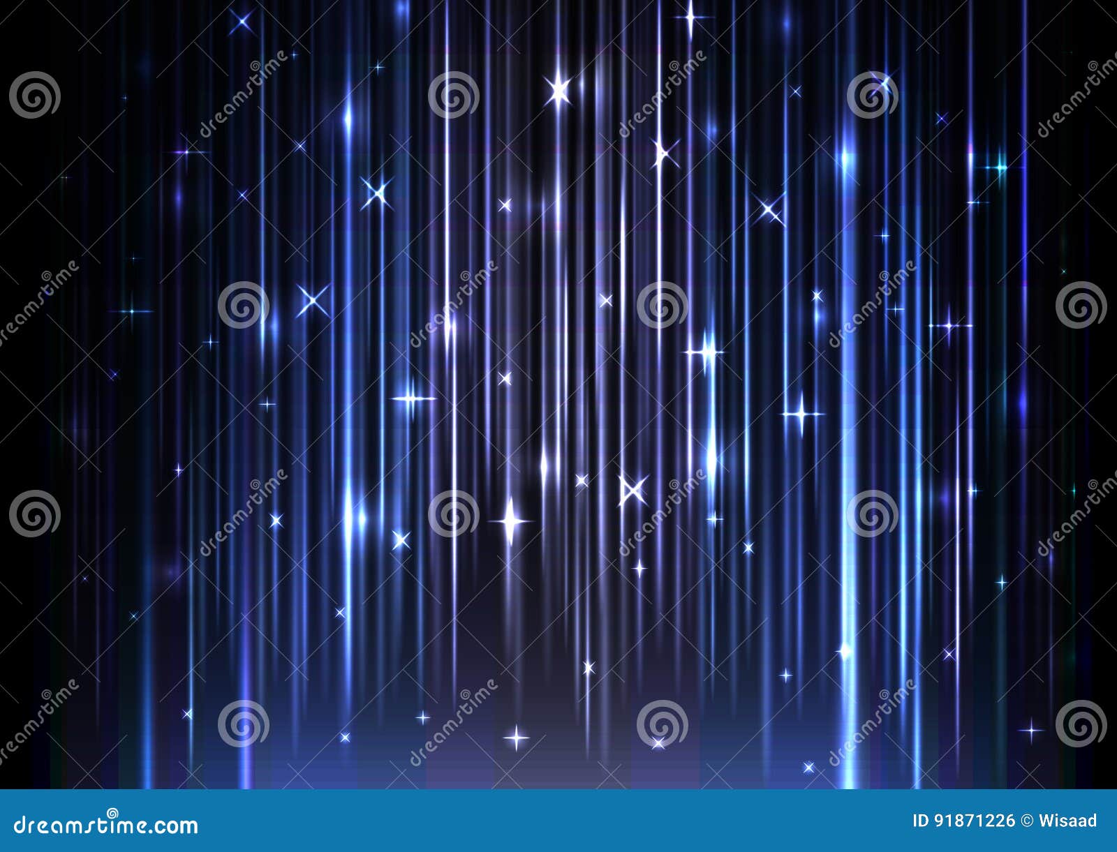 Sparkling Light Speed Abstract Background Stock Vector - Illustration ...