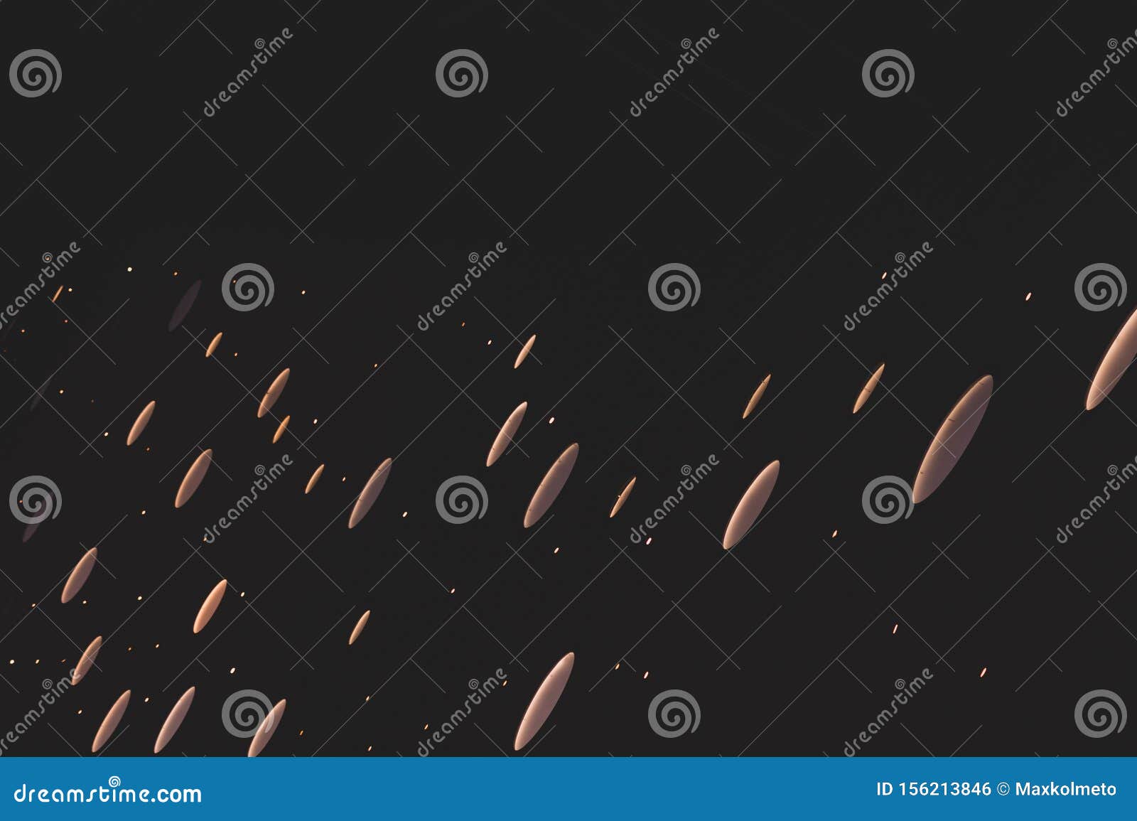 Sparkling Lights on a Black Background. Blinking Lights Abstract ...