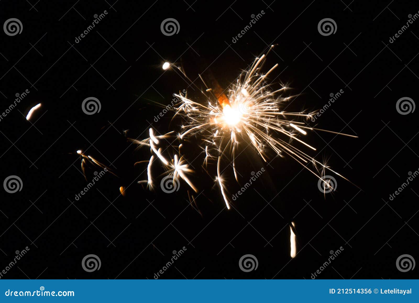Sparkling at night stock photo. Image of event, fire - 212514356