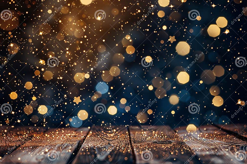 Sparkling Night Lights stock illustration. Illustration of fantasy ...