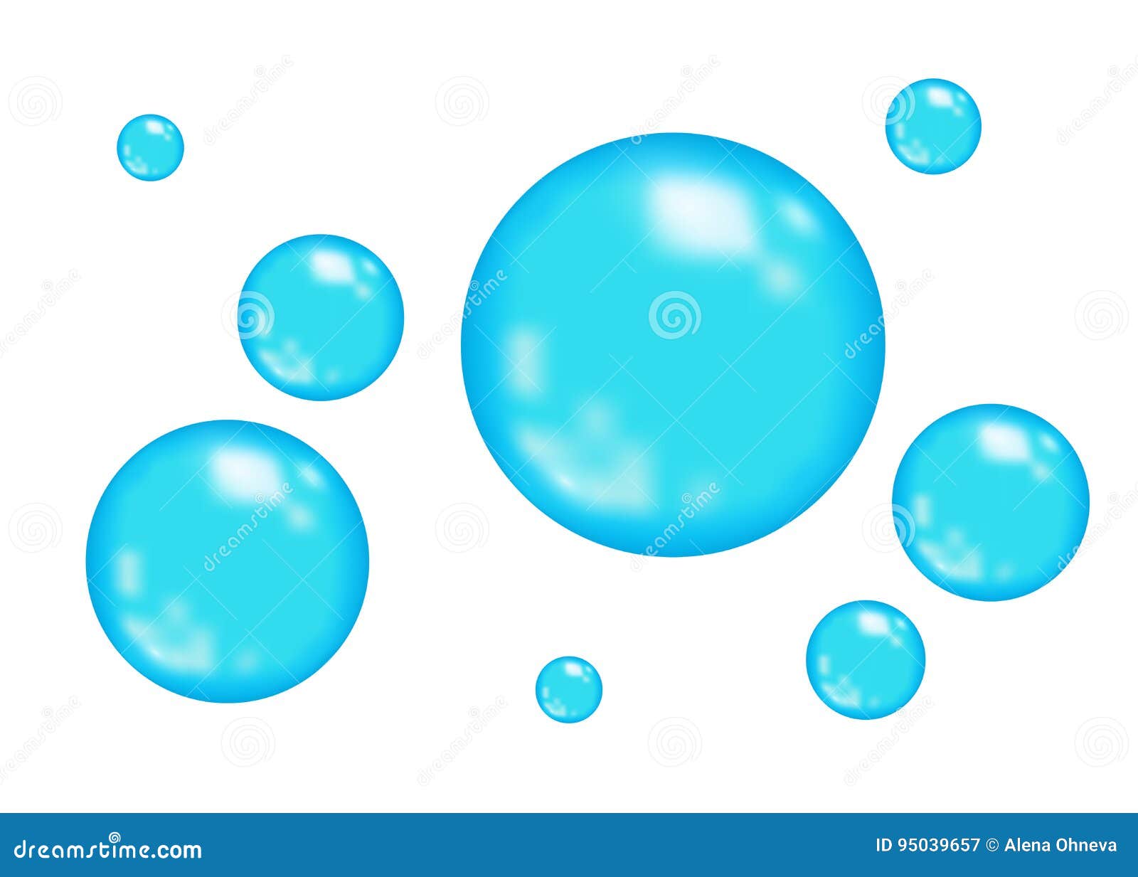 Oxygen Water Bubbles Background. Fizzy Carbonated Drink, Seltzer, Beer ...