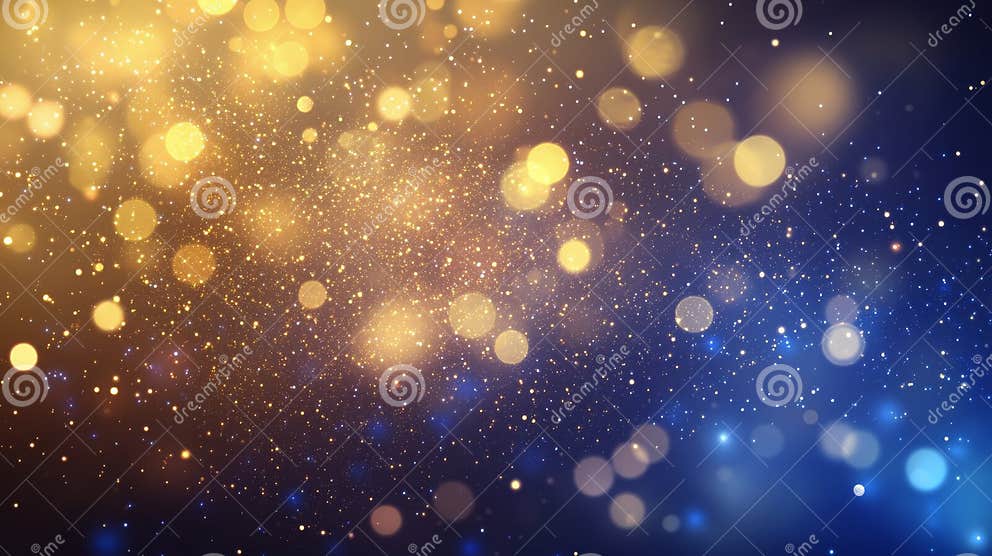 Sparkling Particles Create a Captivating Cosmic Effect Against a Deep ...