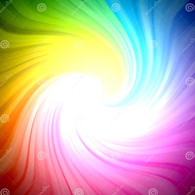 Sparkling Rainbow Colors Light Burst Stock Illustration - Illustration ...