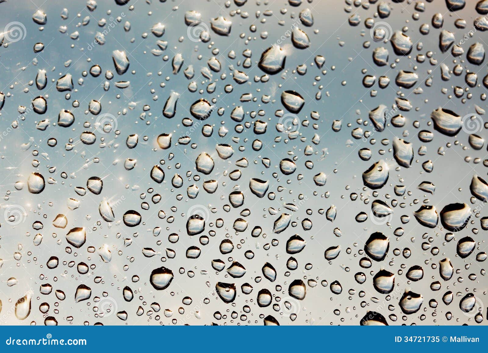 Sparkling raindrops stock image. Image of closeup, macro - 34721735