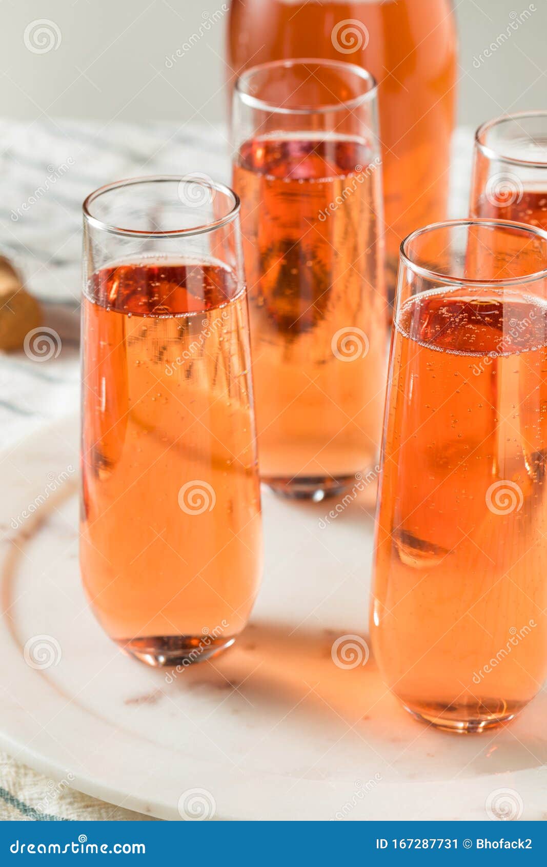 Sparkling Red Rose Champagne Stock Image - Image of romance, wine ...