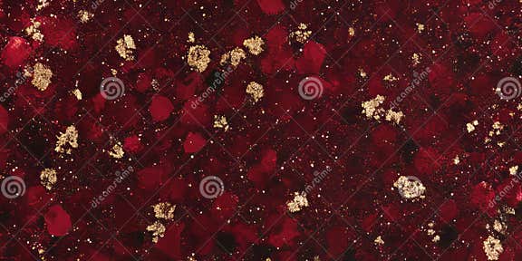 A Sparkling Ruby Red Glitter Backdrop, with Larger, Bold Flecks that ...