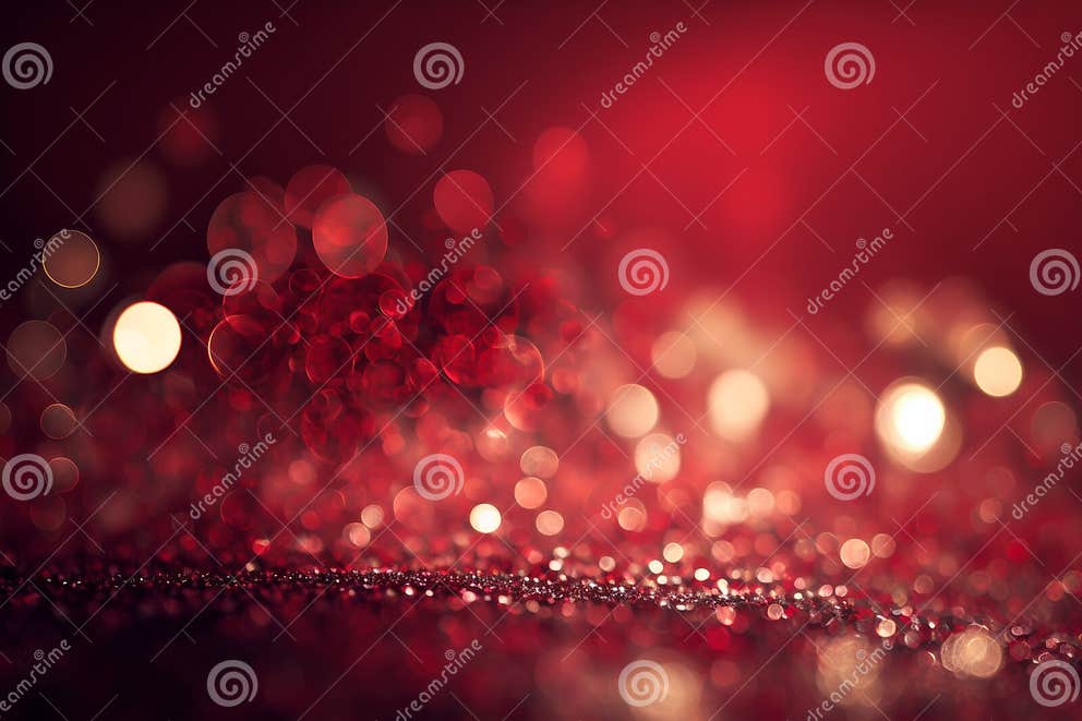 Sparkling Ruby Red Ignites Shimmering Backdrop Stock Illustration ...