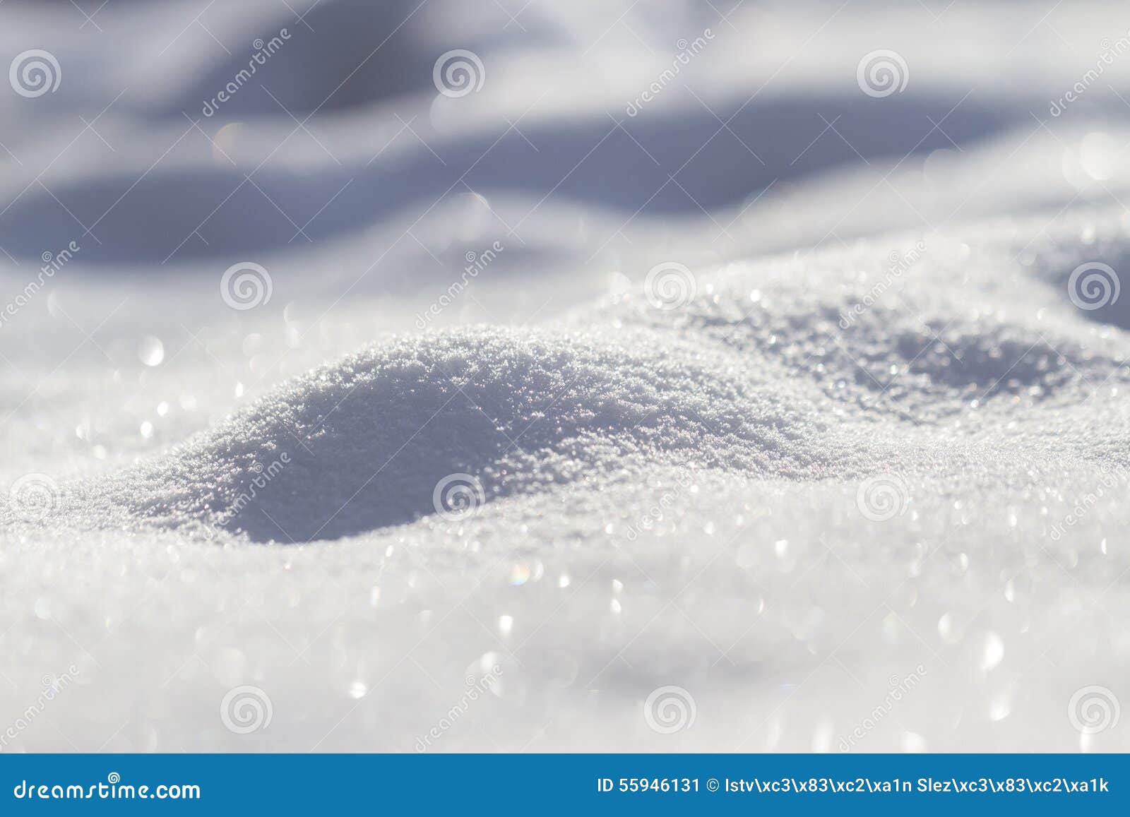 Sparkling snow stock image. Image of clean, macro, season - 55946131