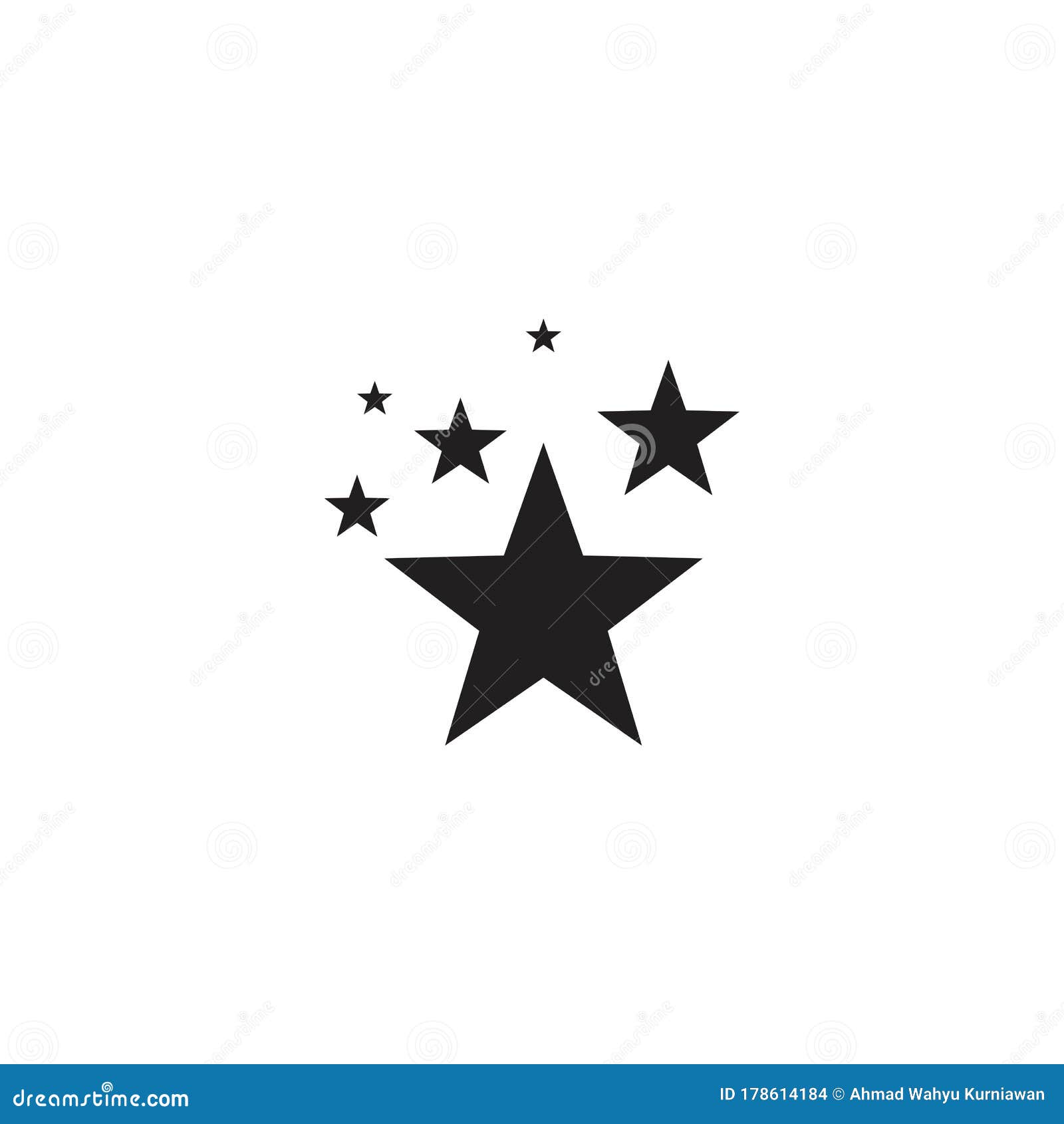 Sparkling star icon stock vector. Illustration of party - 178614184