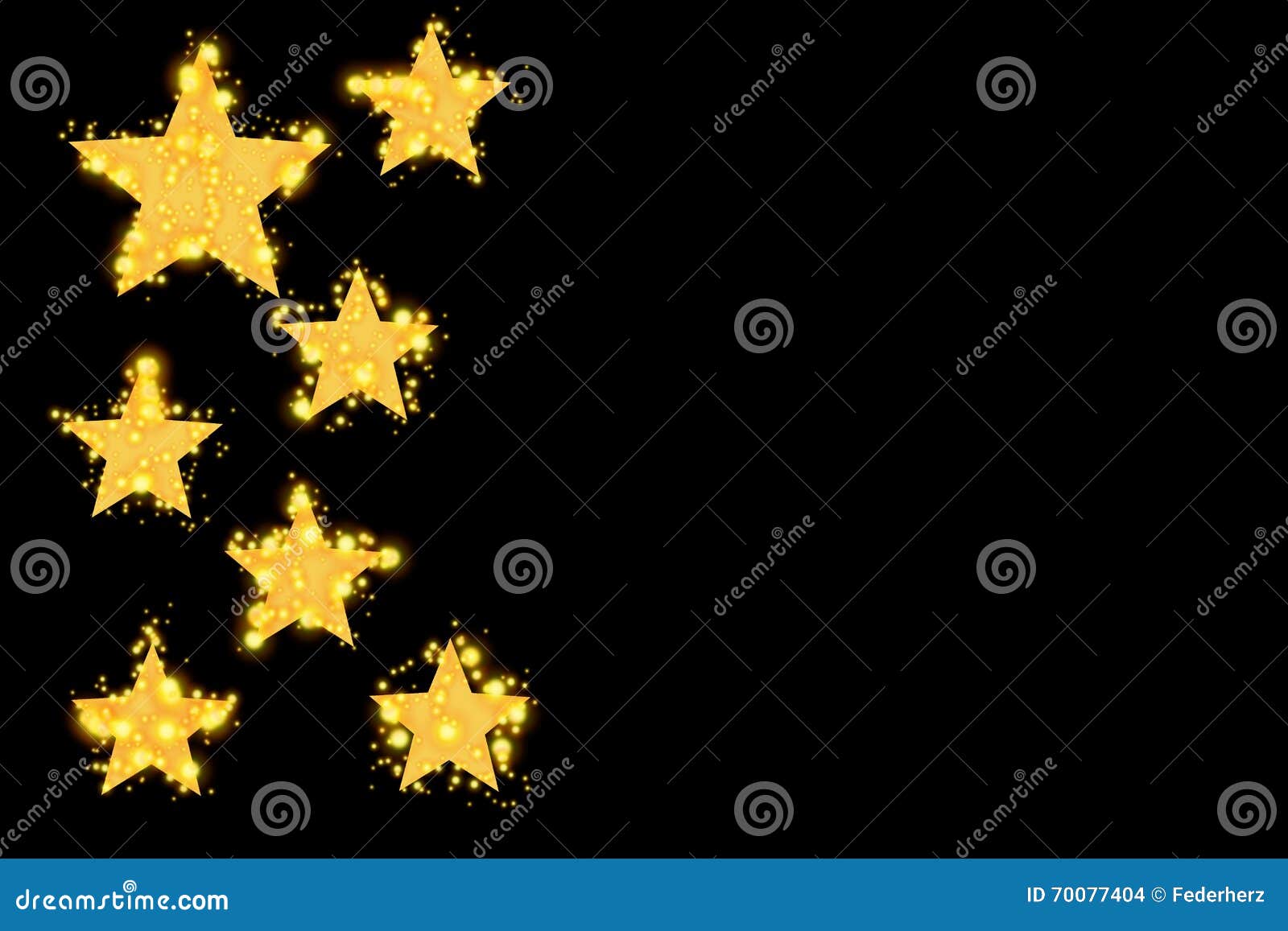 Sparkling stars stock illustration. Illustration of festive - 70077404