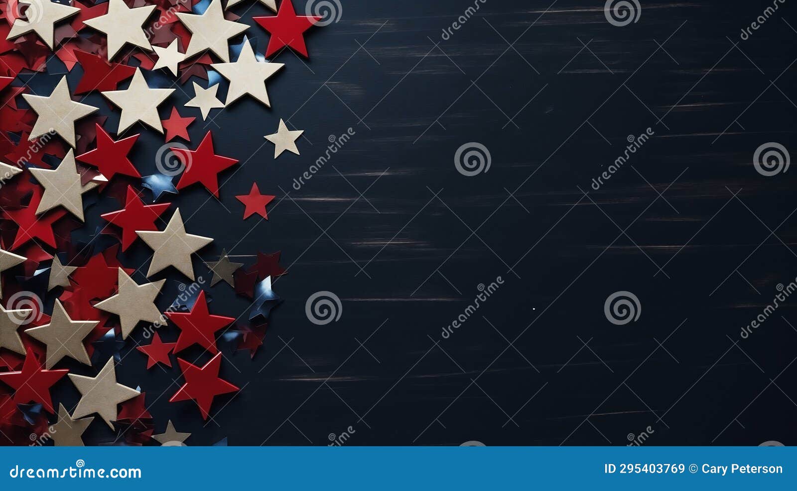 Sparkling Stars: a Political Commentary on a Scattered Surface O Stock ...