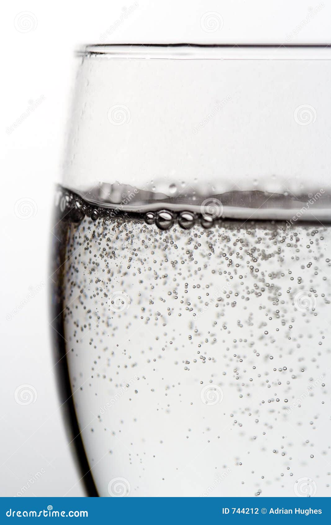 Sparkling Water stock photo. Image of quench, glass, bubble - 744212
