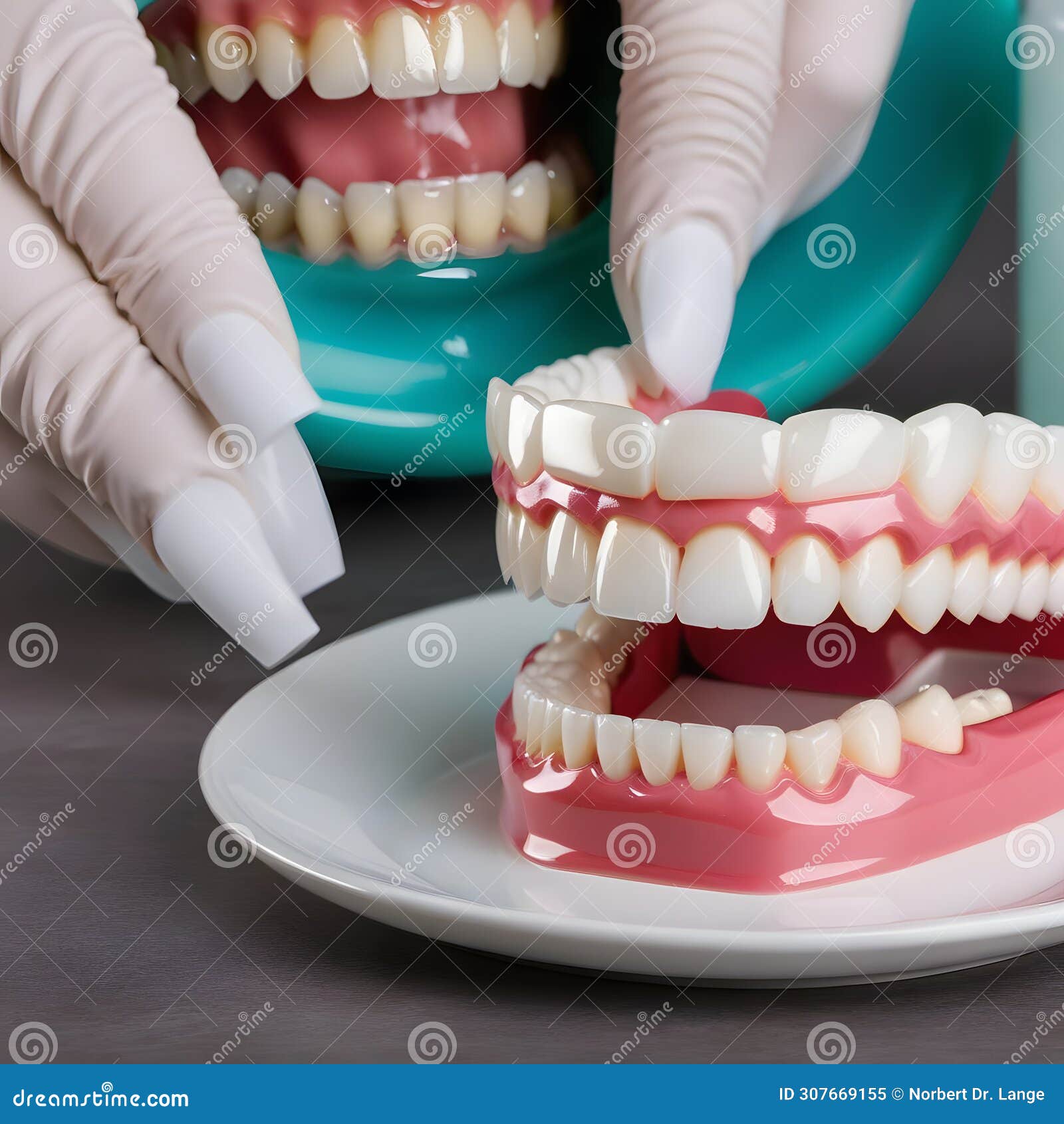 Sparkling White Teeth, Ai-generatet Stock Illustration - Illustration ...