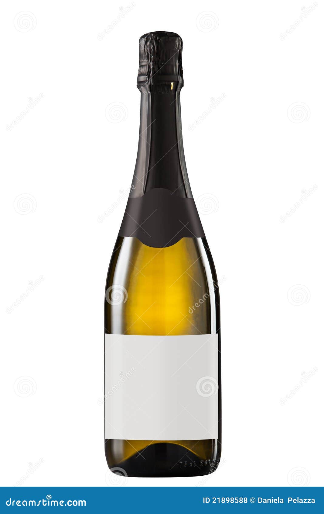 Sparkling White Wine Bottle Stock Photo - Image of cellar, bottle: 21898588