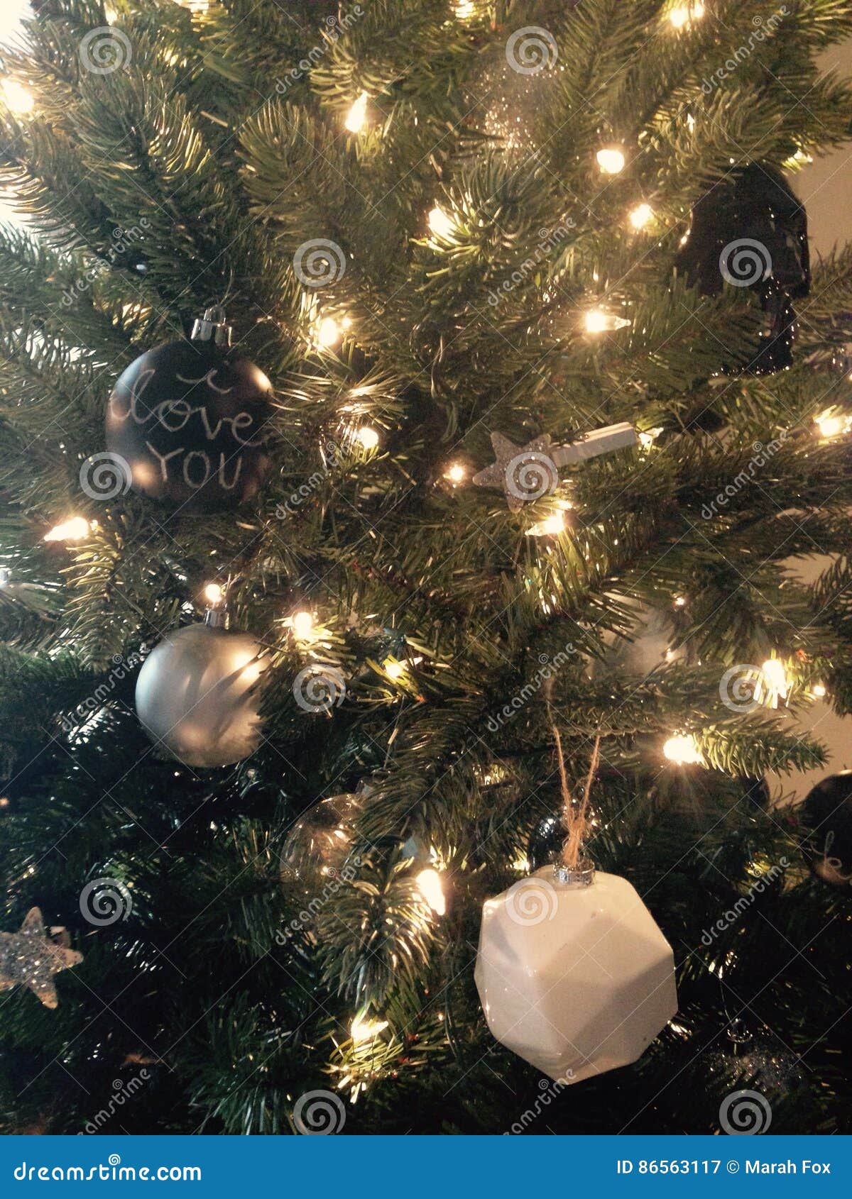 Sparkly Christmas stock image. Image of branch, holiday - 86563117