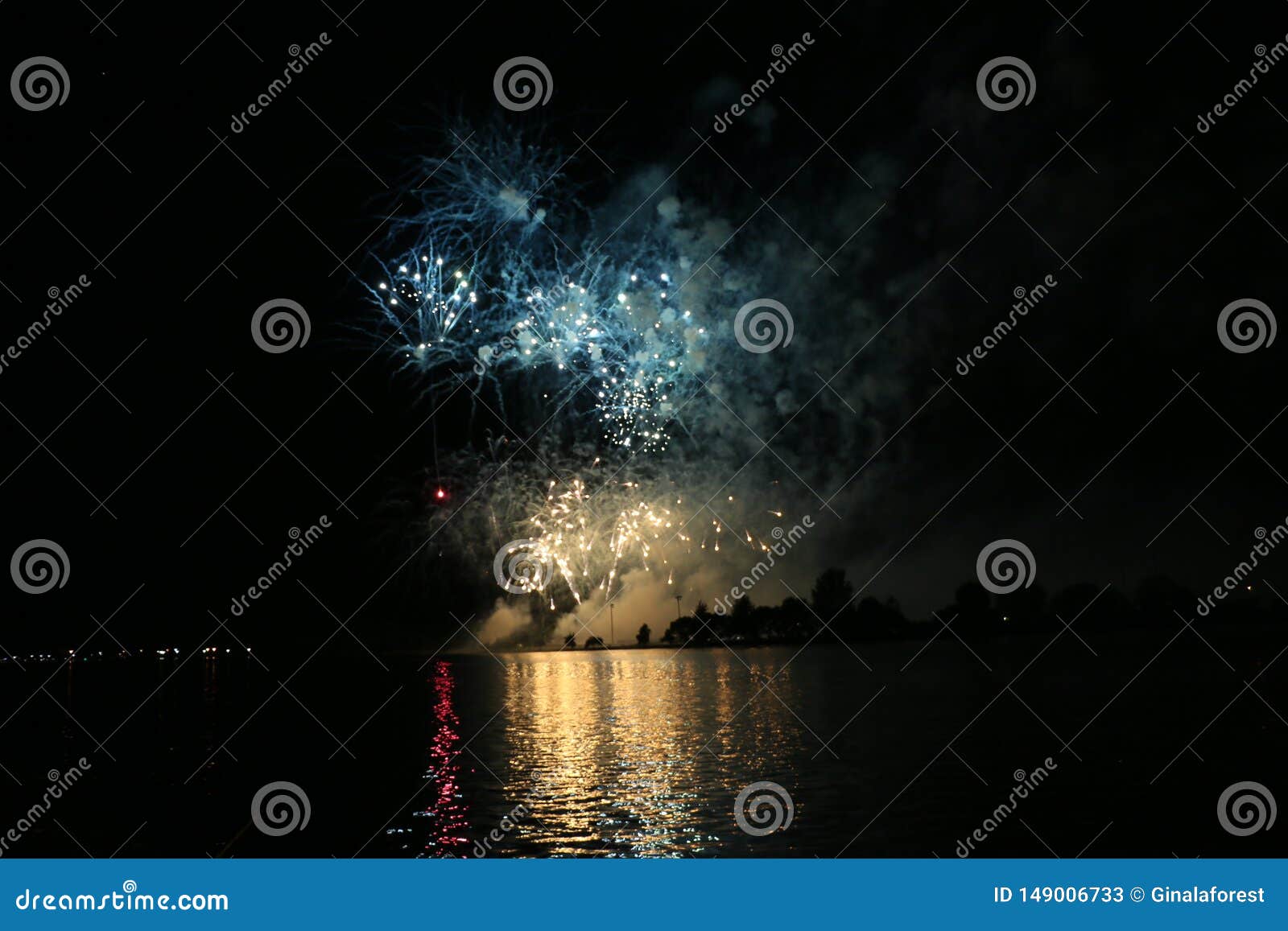 Sparkly Fireworks Display stock image. Image of festive - 149006733