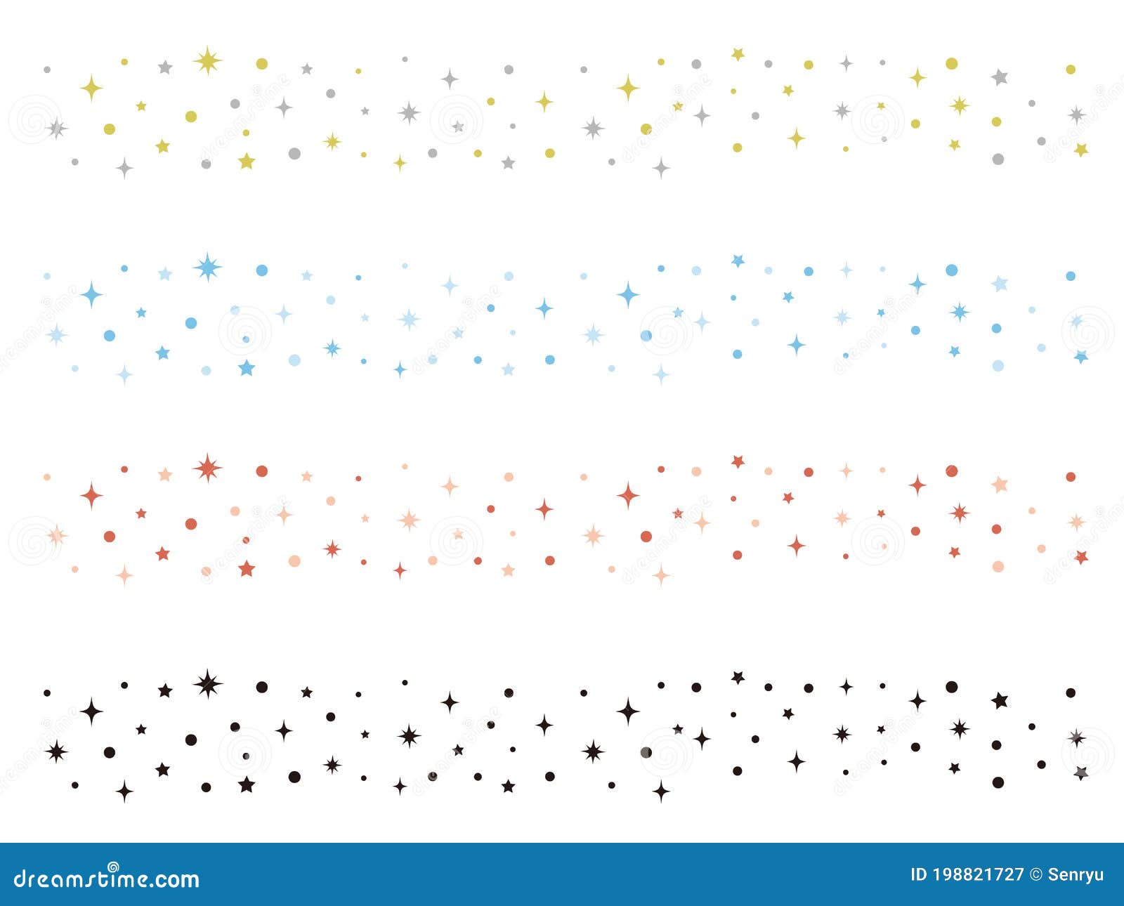 Sparkly line set stock vector. Illustration of expression - 198821727