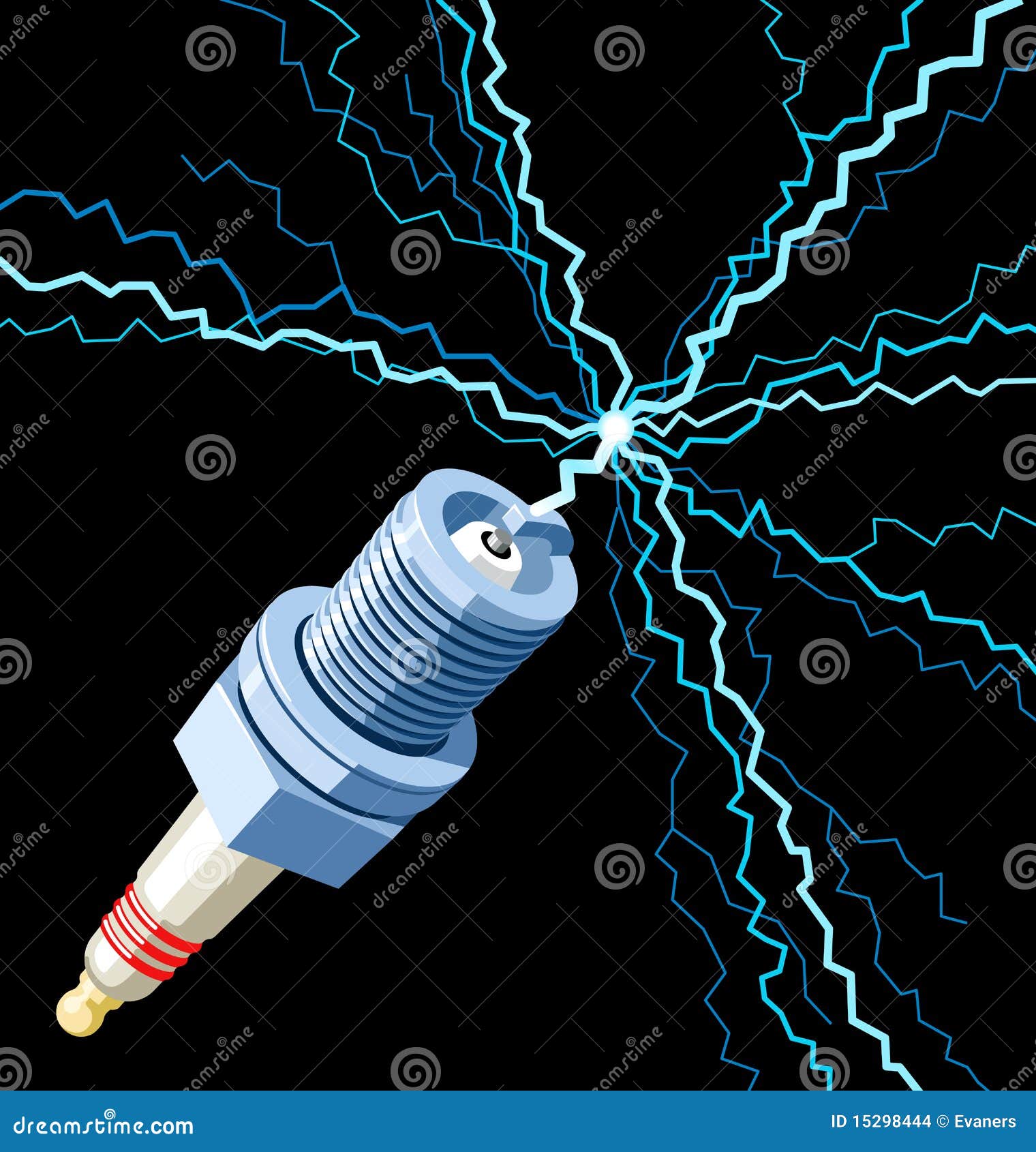 SparkPlug_1 stock vector. Illustration of automotive - 15298444