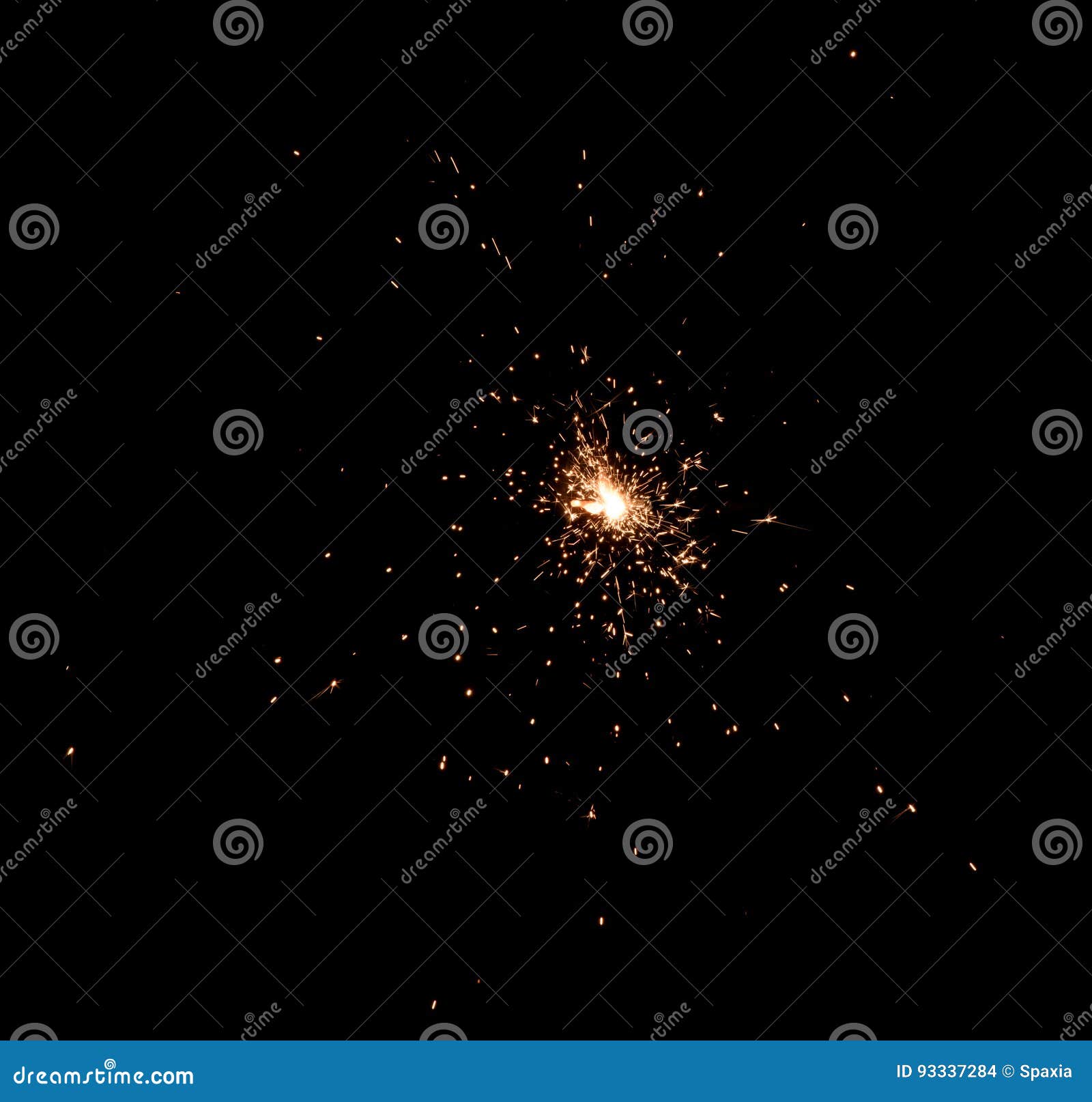 Sparks on black stock photo. Image of night, abstract - 93337284