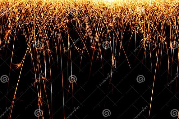 Sparks border stock photo. Image of energy, holiday, black - 7138772