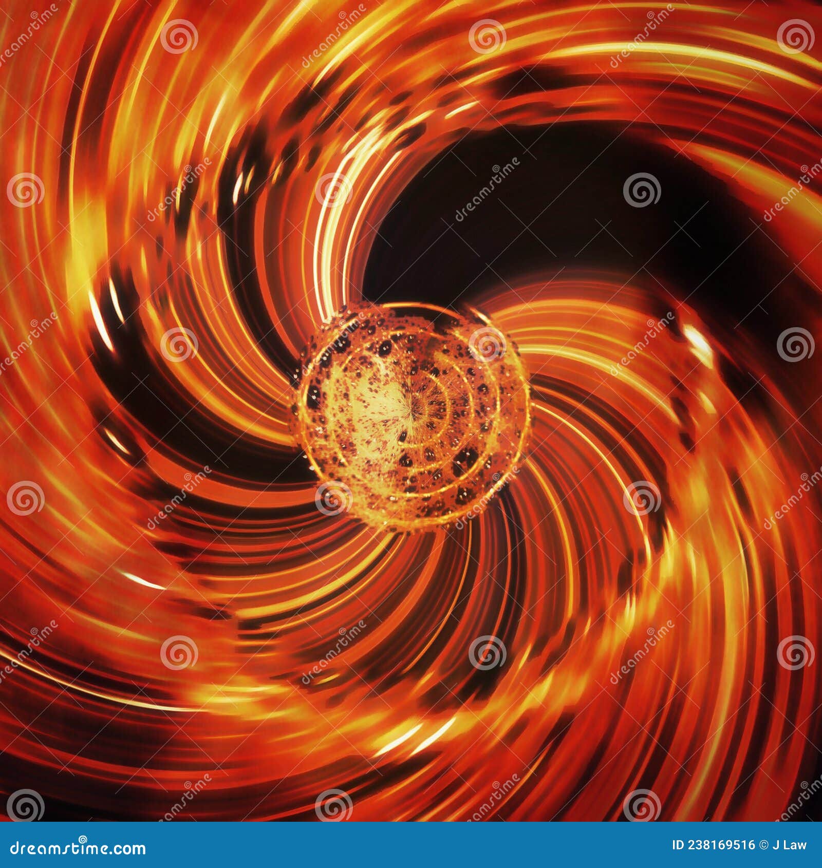 Sparks from Catherine Wheel Firework Rotating at High Speed Stock ...