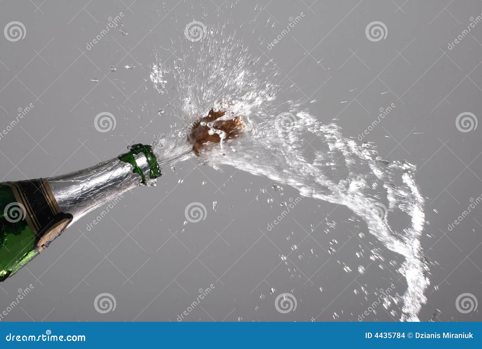 Sparks of champagne stock photo. Image of beverage, bottle - 4435784