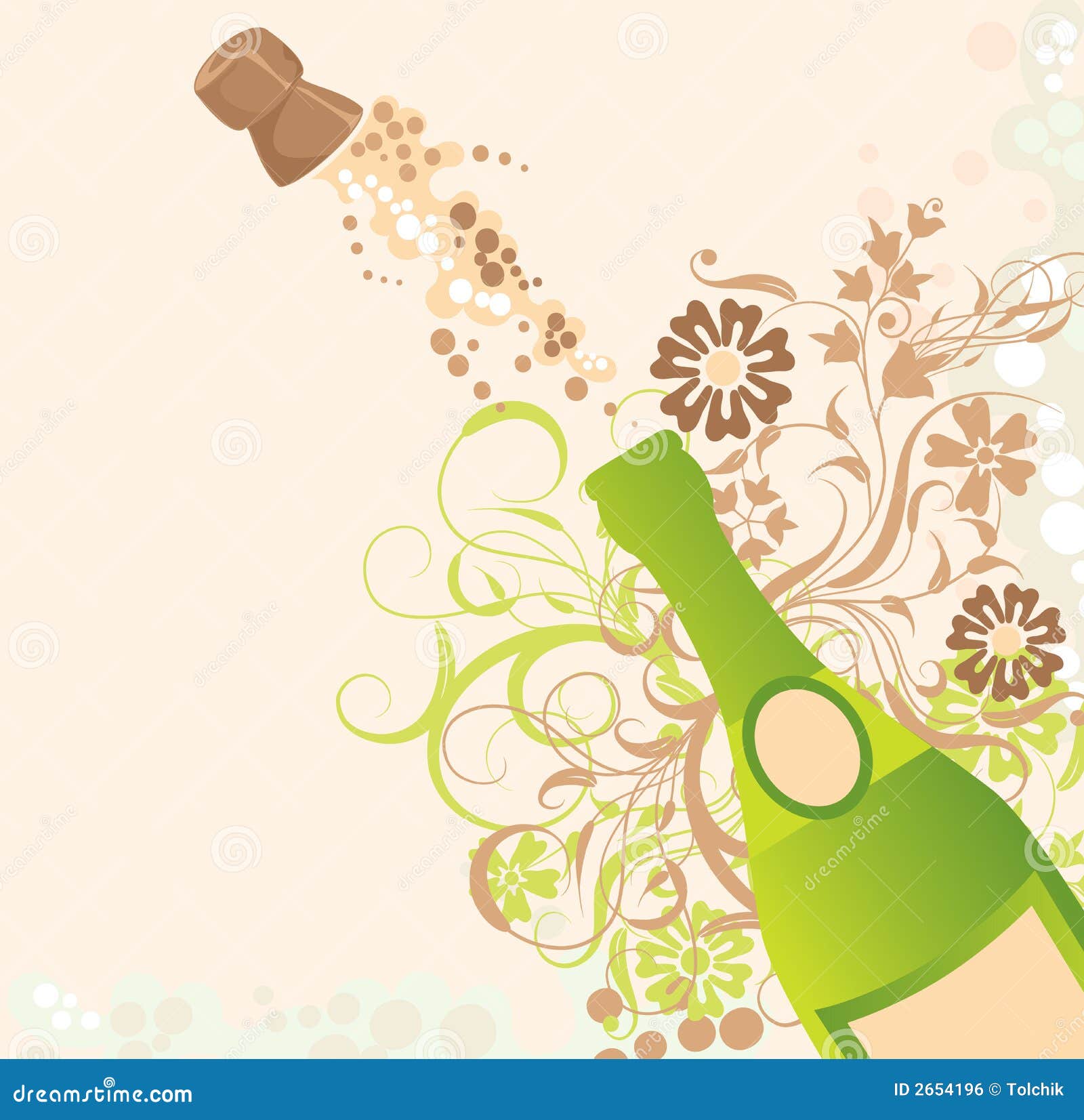 Champagne - Vector Background | CartoonDealer.com #8712951