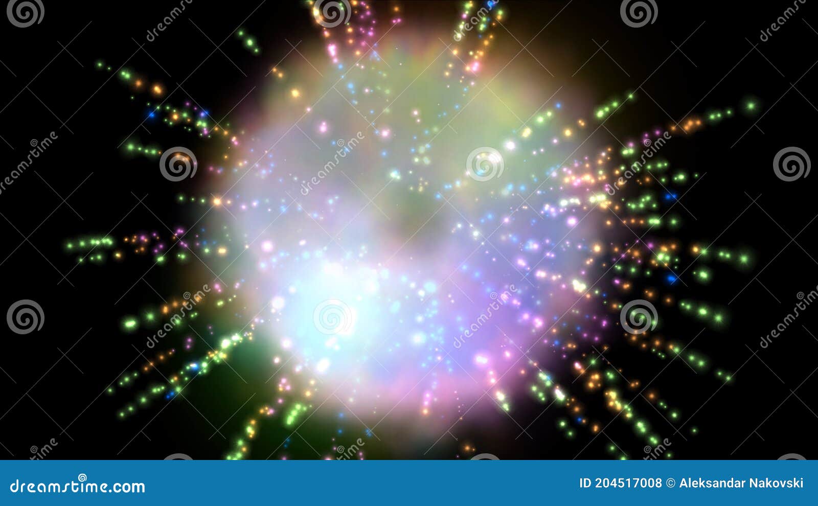 Sparks Color Explosion Abstract Texture Stock Illustration ...