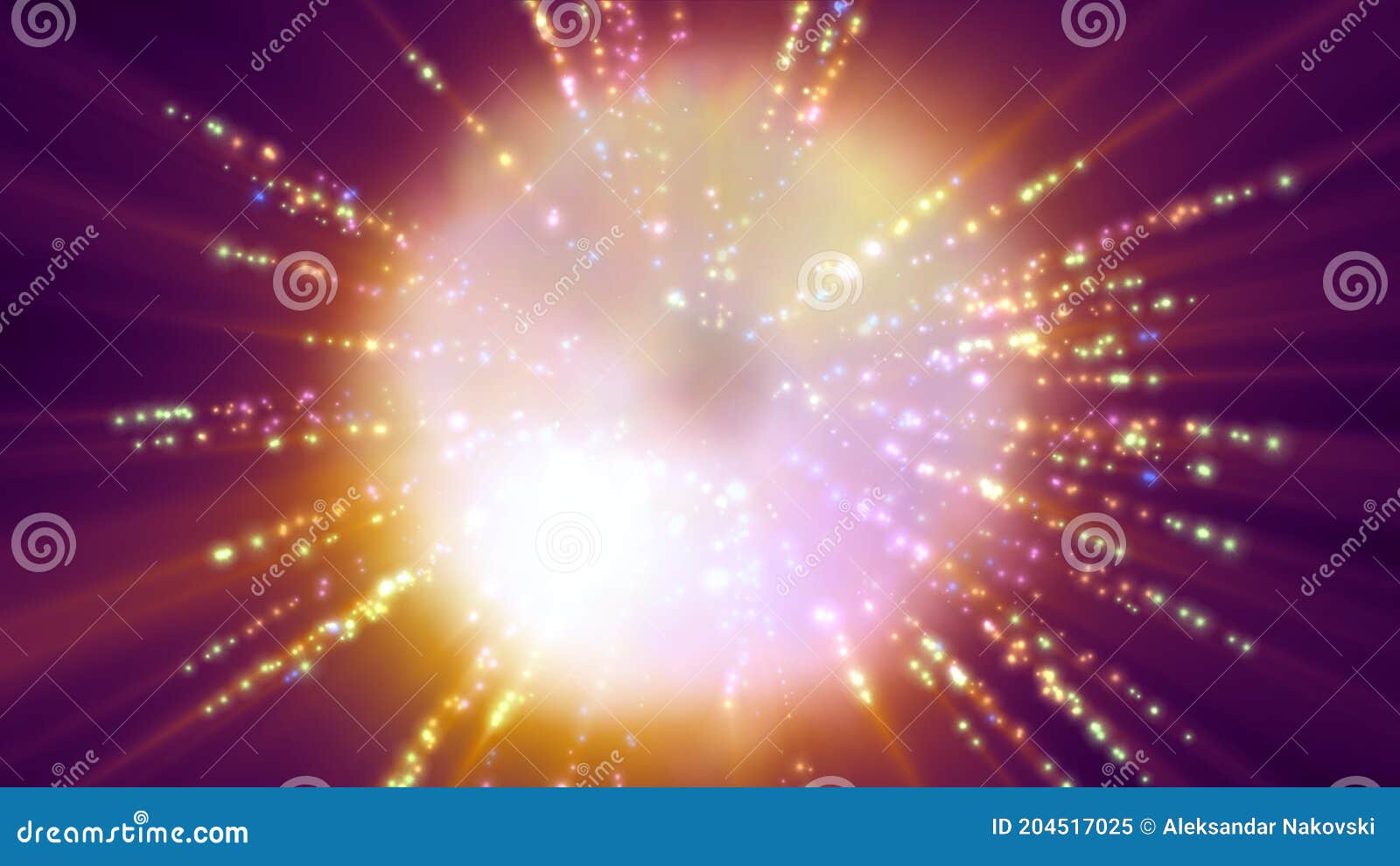 Sparks Color Explosion Abstract Texture Stock Illustration ...