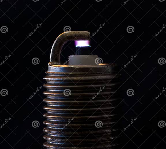 Sparks between the Electrodes Stock Photo - Image of ignition, steel ...