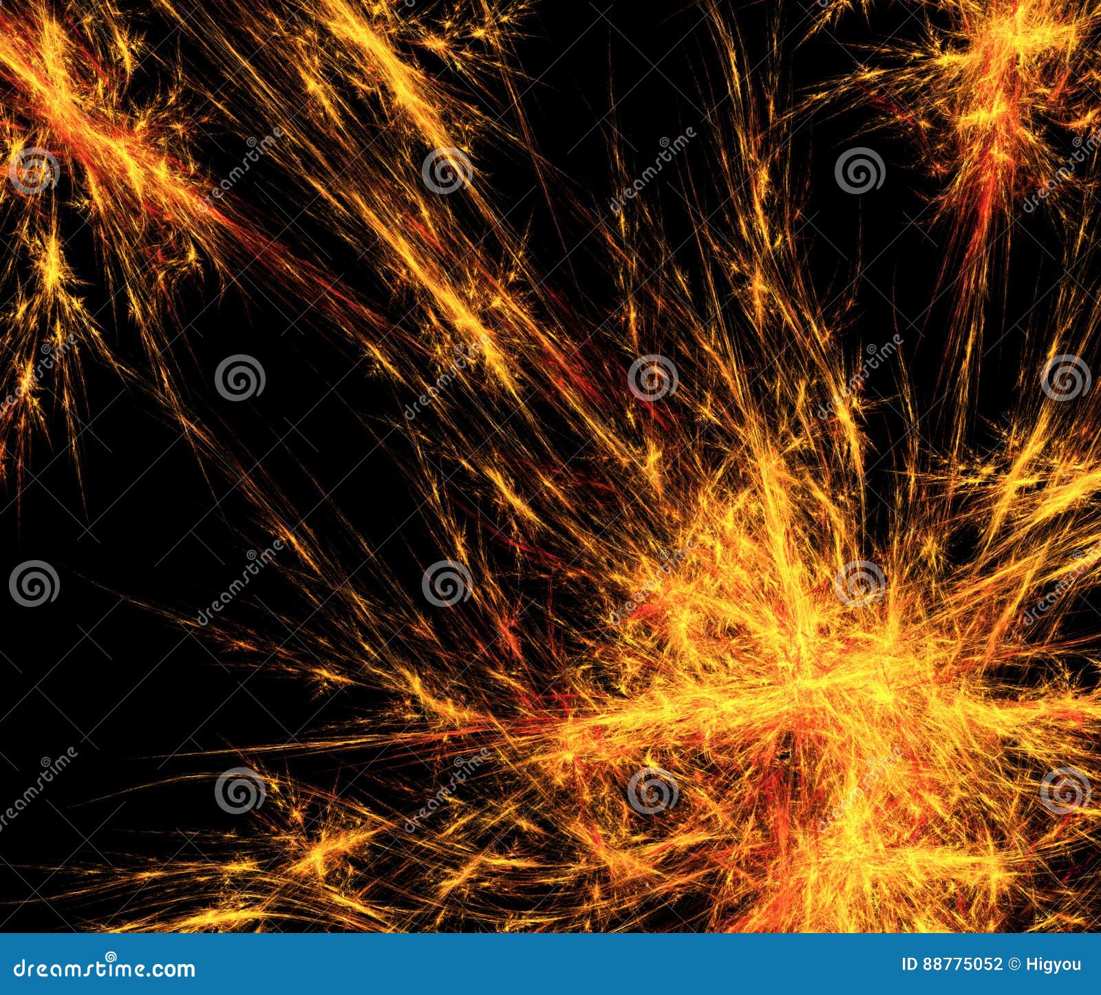 Sparks Fantasy stock illustration. Illustration of flash - 88775052
