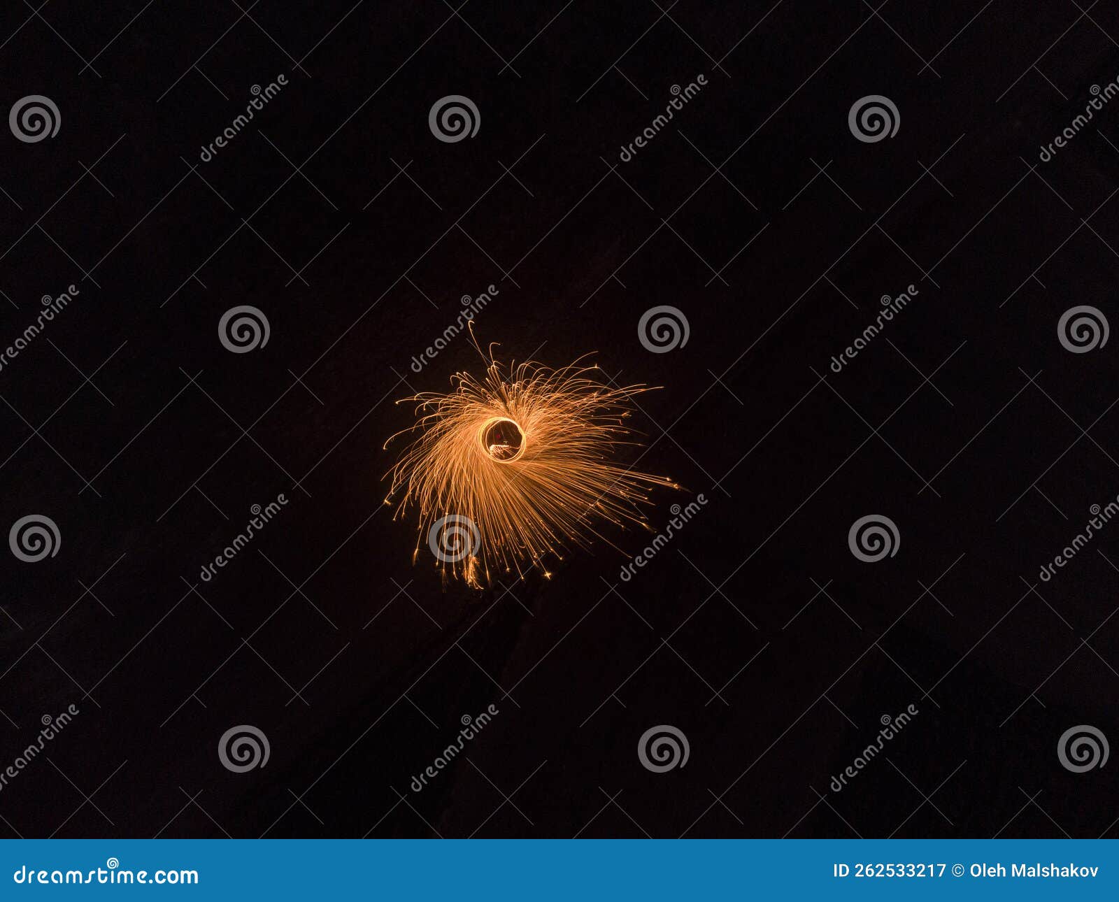 Sparks of Fire Fly in the Darkness Stock Image - Image of confidence ...